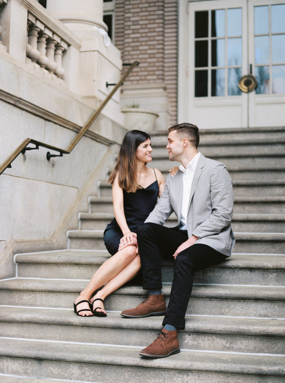 Audrey and Cole | Atlanta Engagement Photos on Film | Atlanta Luxury ...