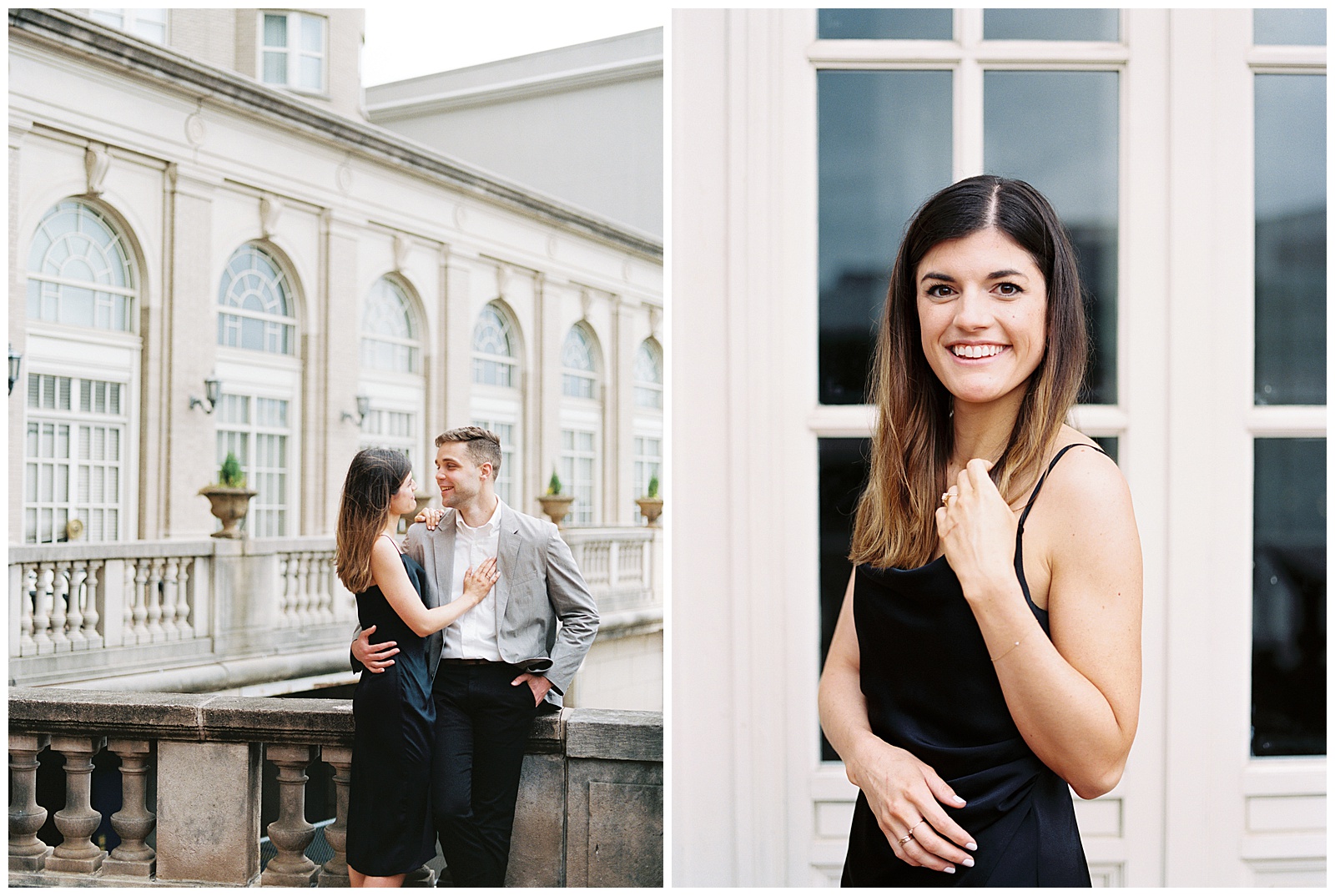 Audrey & Cole | Minimalist Chic Atlanta Engagement Session ...