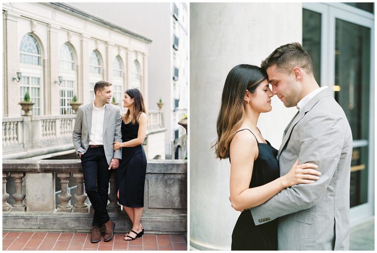 Audrey & Cole | Minimalist Chic Atlanta Engagement Session ...